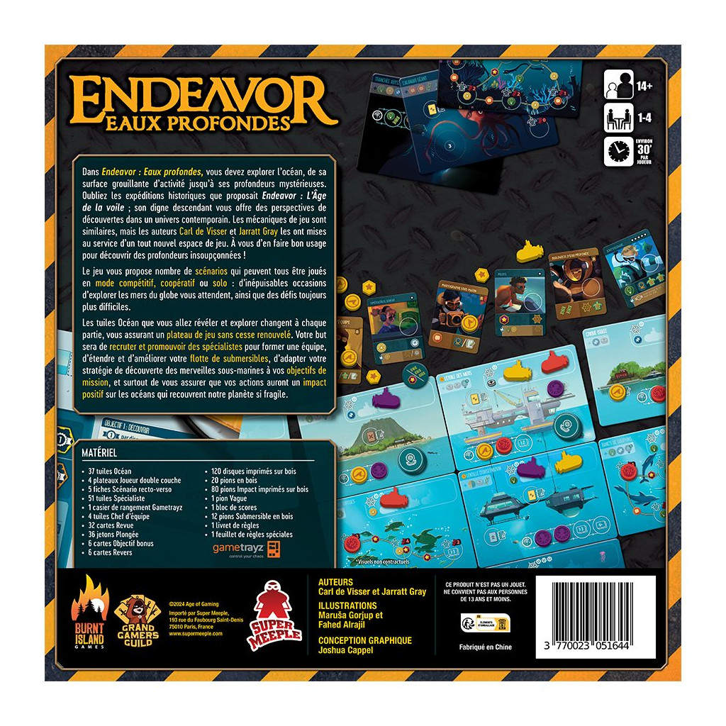 Buy Endeavor - Eaux Profondes - Super Meeple - Board games